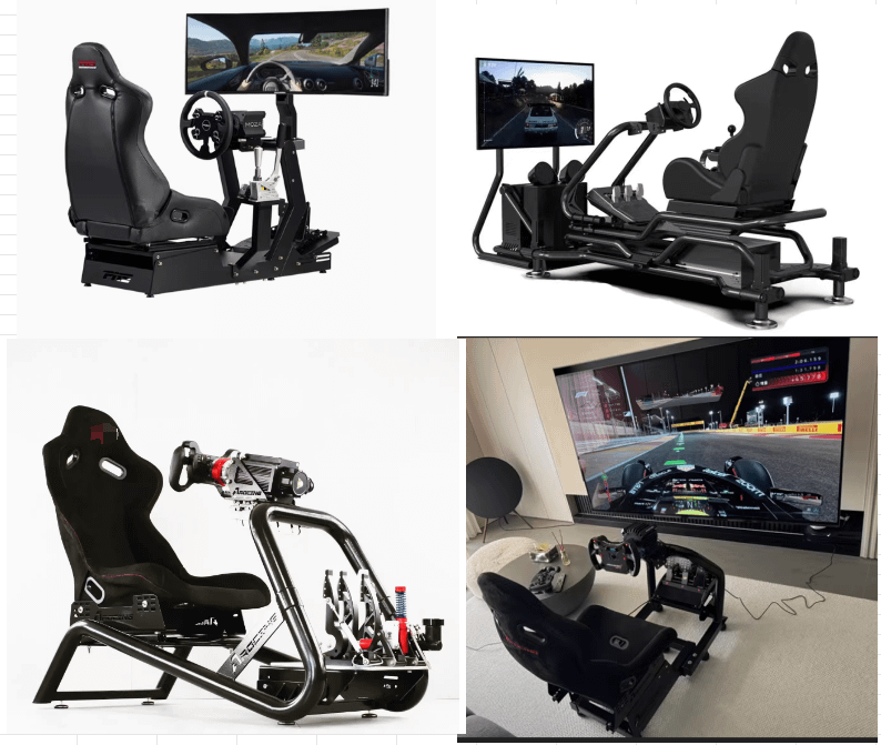Racing Simulator flight cockpit kits VR or PC no motion TSIM-001 – tela ...